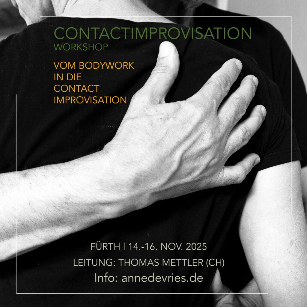 Contactimprovisation mit Thomas Mettler – Anne Devries